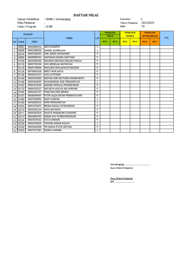 Matwa Dita Danil Kelas XI PTS Genap 2022-2023-1 | PDF