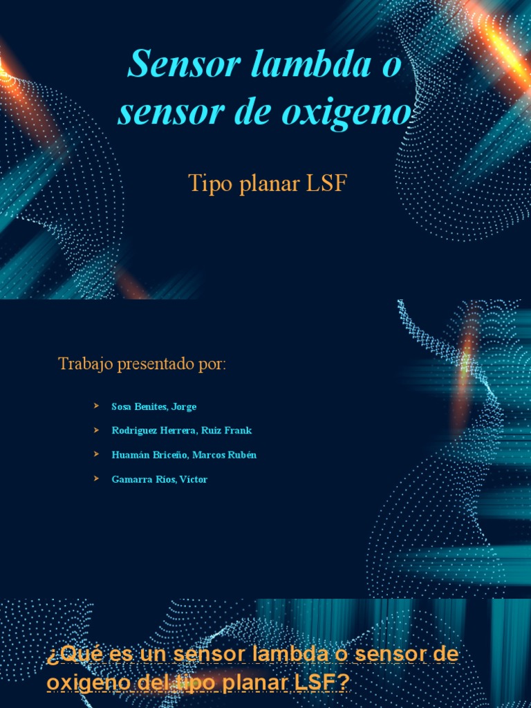 Sensor Lambda Tipo Planar LSF | PDF | Ciencias fisicas | Materiales
