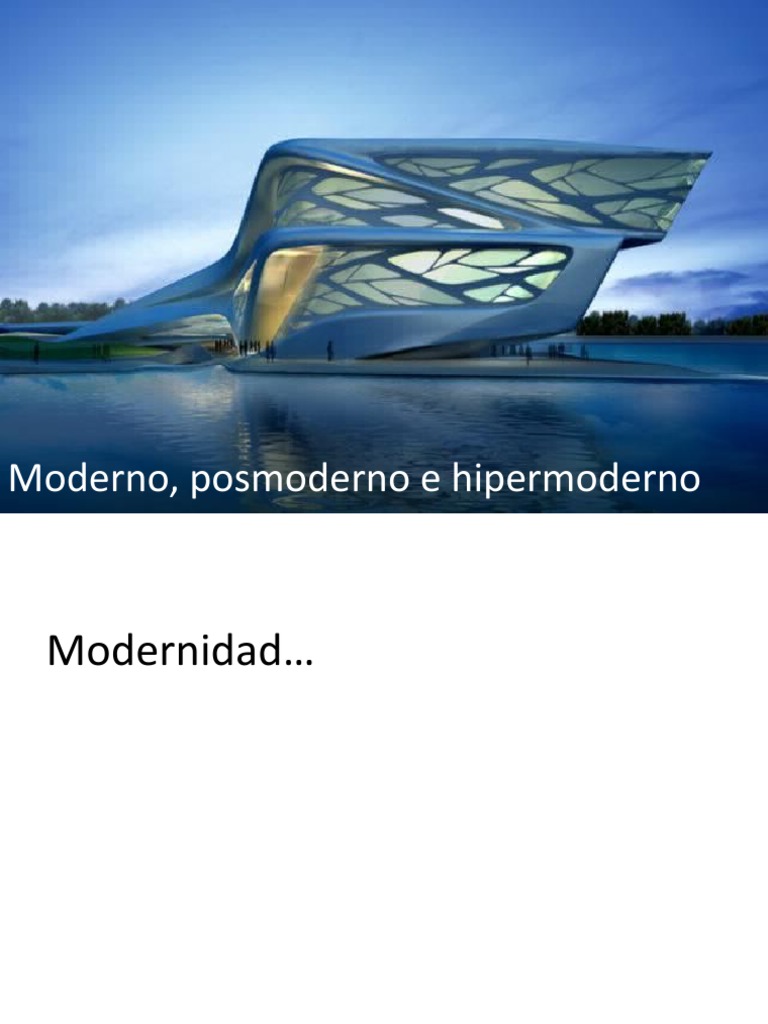Moderno y Posmoderno | PDF | Modernidad
