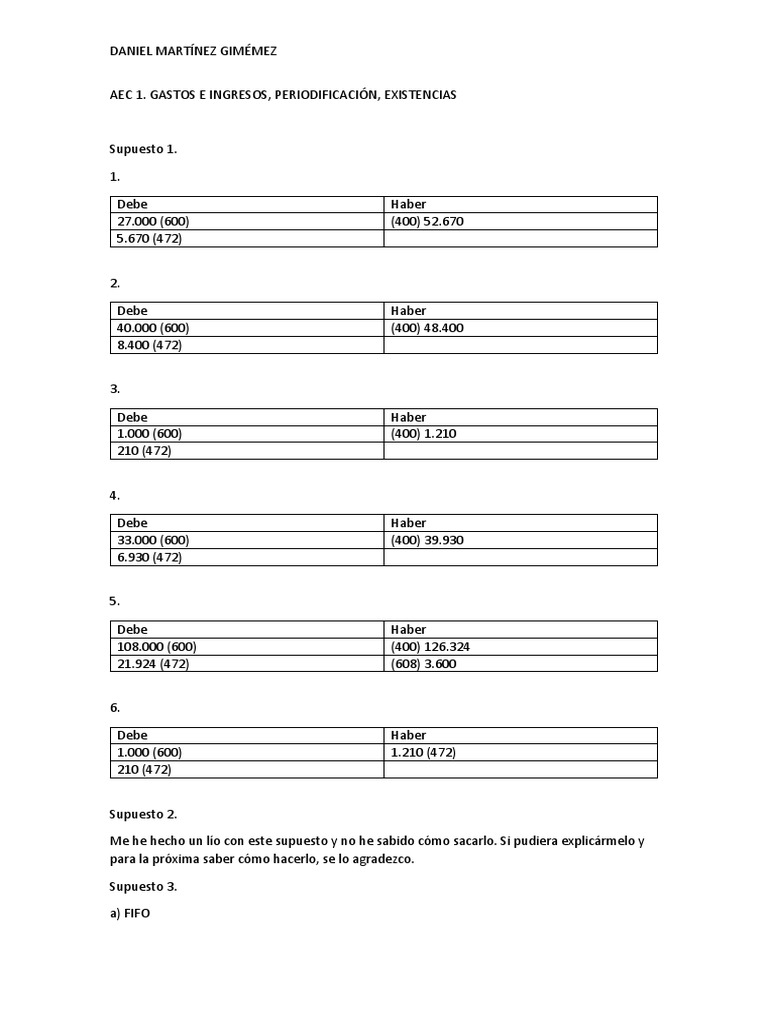 Aec 1 Daniel Martínez Giménez | PDF