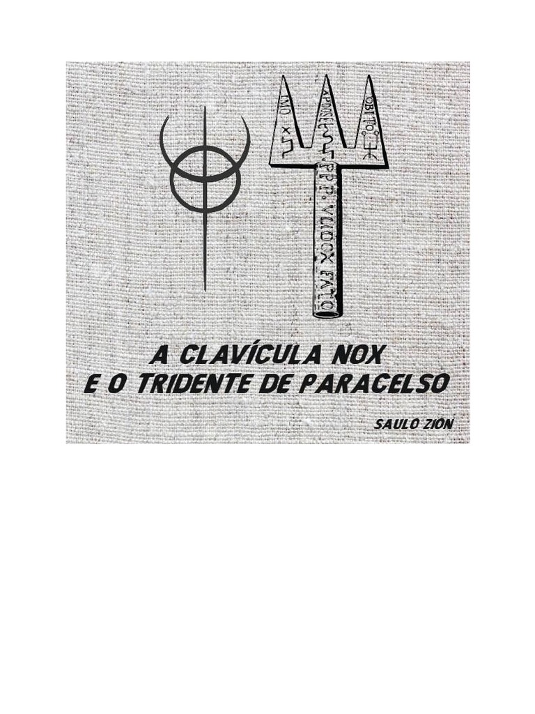 Clavícula Nox e Tridente de Paracelso | PDF