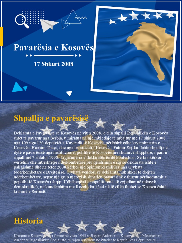 Pavaresia e Kosoves | PDF