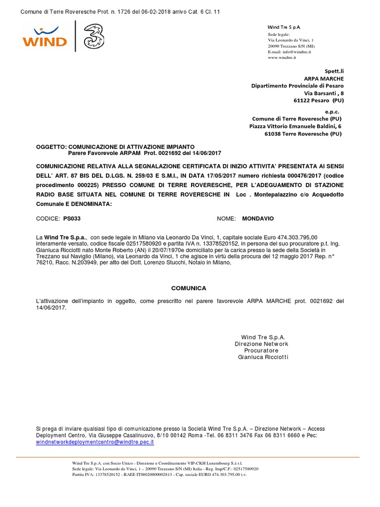 Pratica Suap N. 233-2017 | PDF