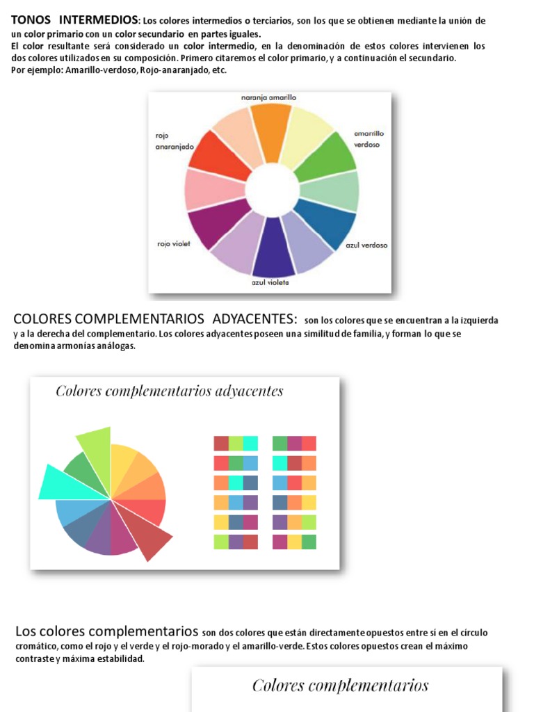 Tonos Intermedios - Teoria Del Color 2023 | PDF