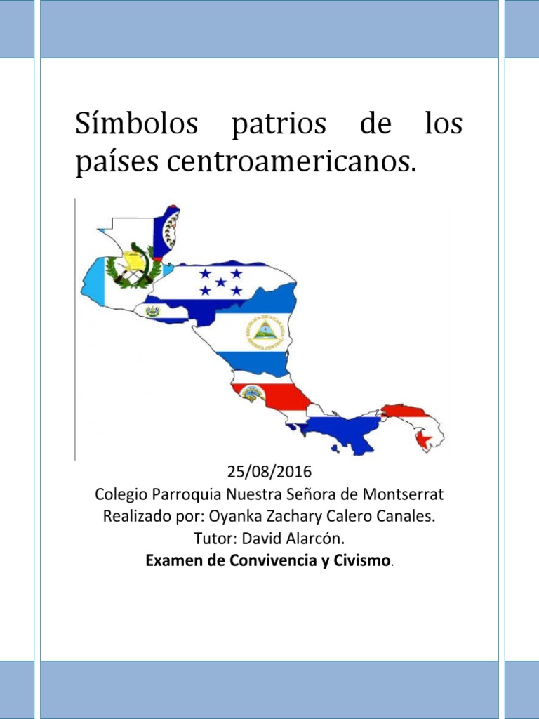 Simbolos Patrios Centroamérica | PDF | Panamá | Centroamérica