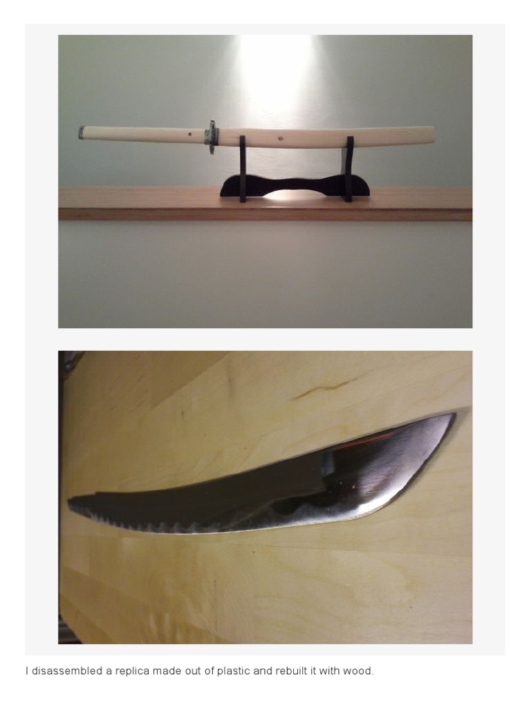 Woodwork of A Samurai Sword | PDF