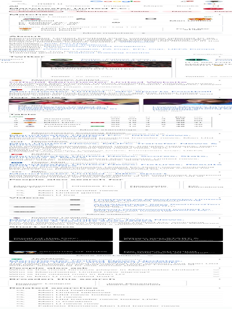 O!cial Manchester United Website | PDF | Manchester United F.C ...