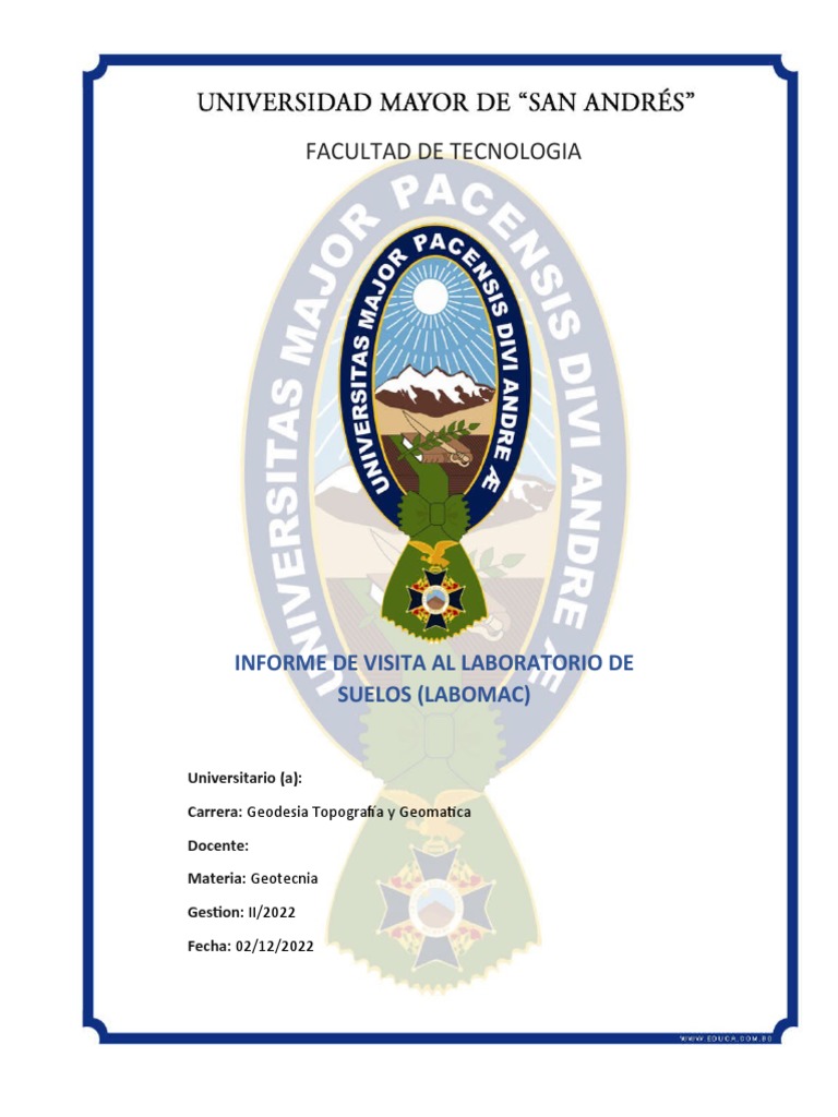 Informe sobre visita al laboratorio LABOMAC | PDF | Hormigón | Laboratorios