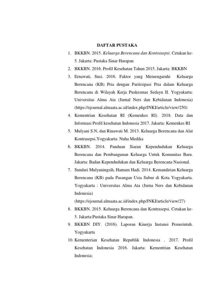 Daftar Pustaka | PDF