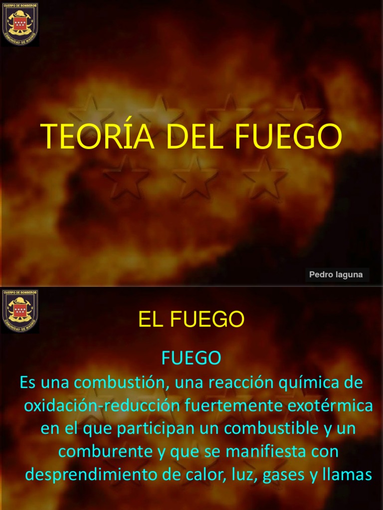 Teoria Del Fuego 2016 | PDF | Combustión | Combustibles