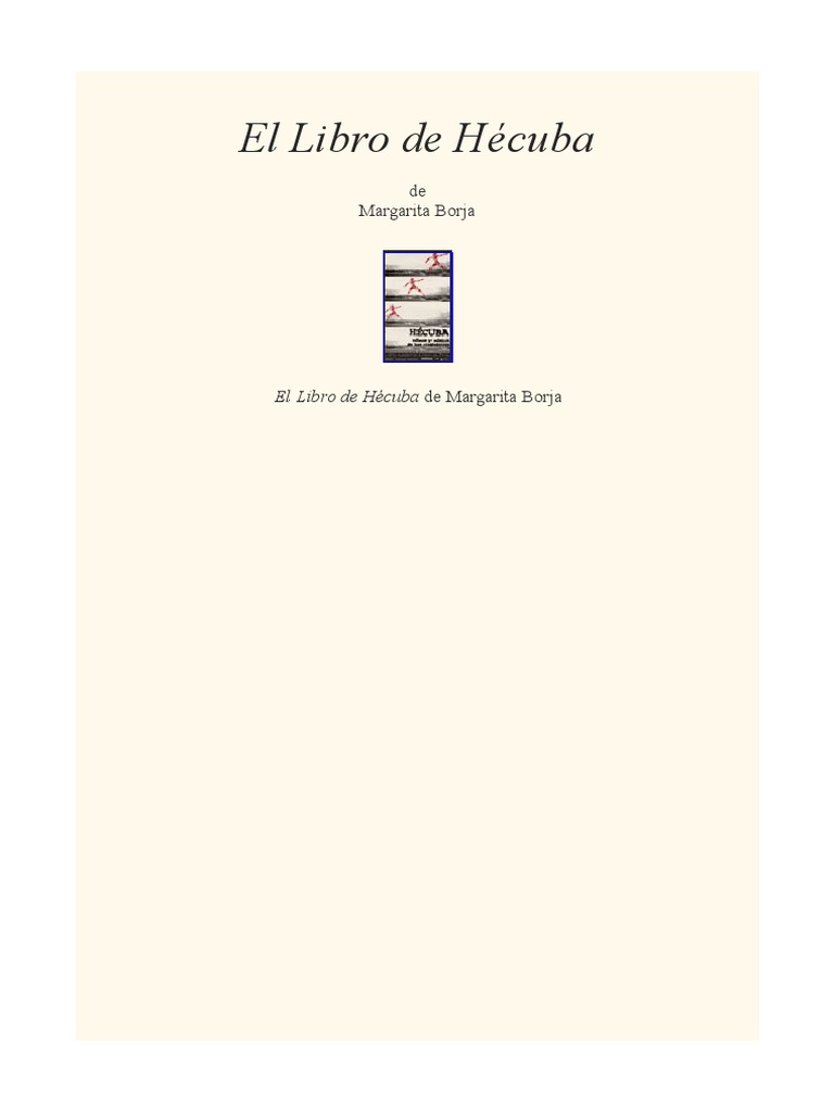 El Libro de Hecuba 940948 | PDF | Héctor | Aquiles