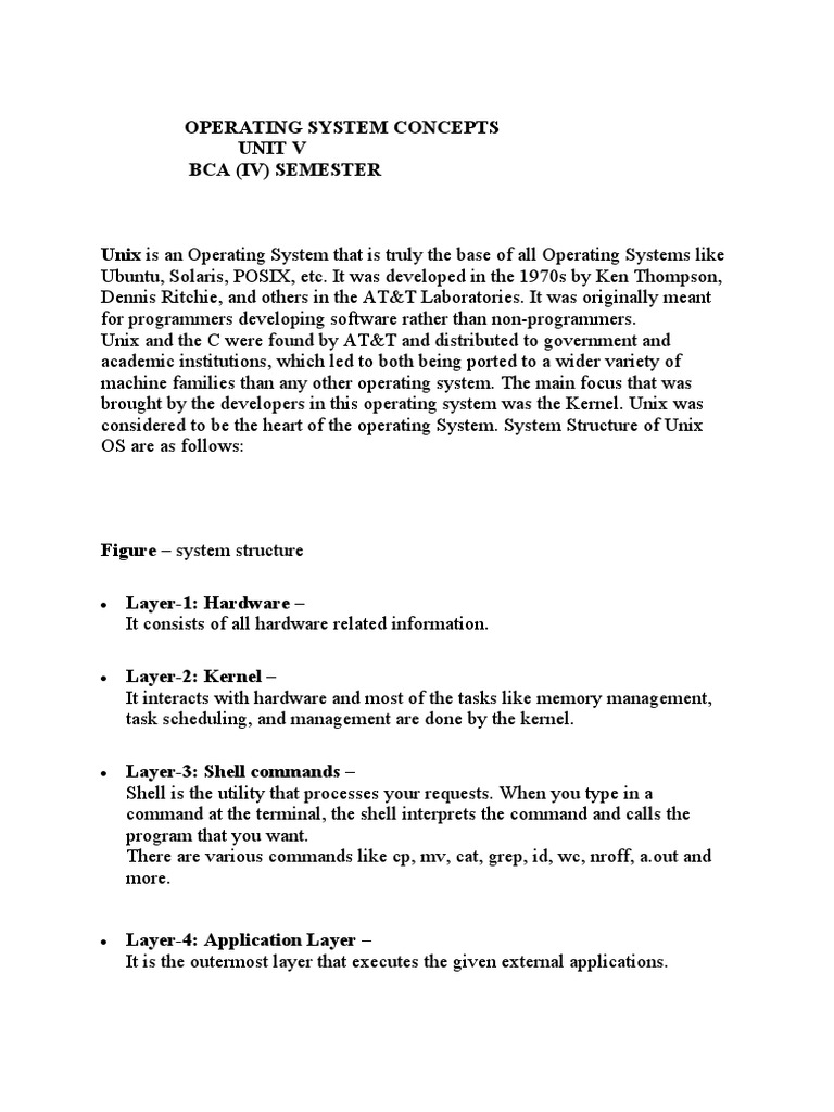 Os Unit-5 (Bca) | PDF | Computer File | File System