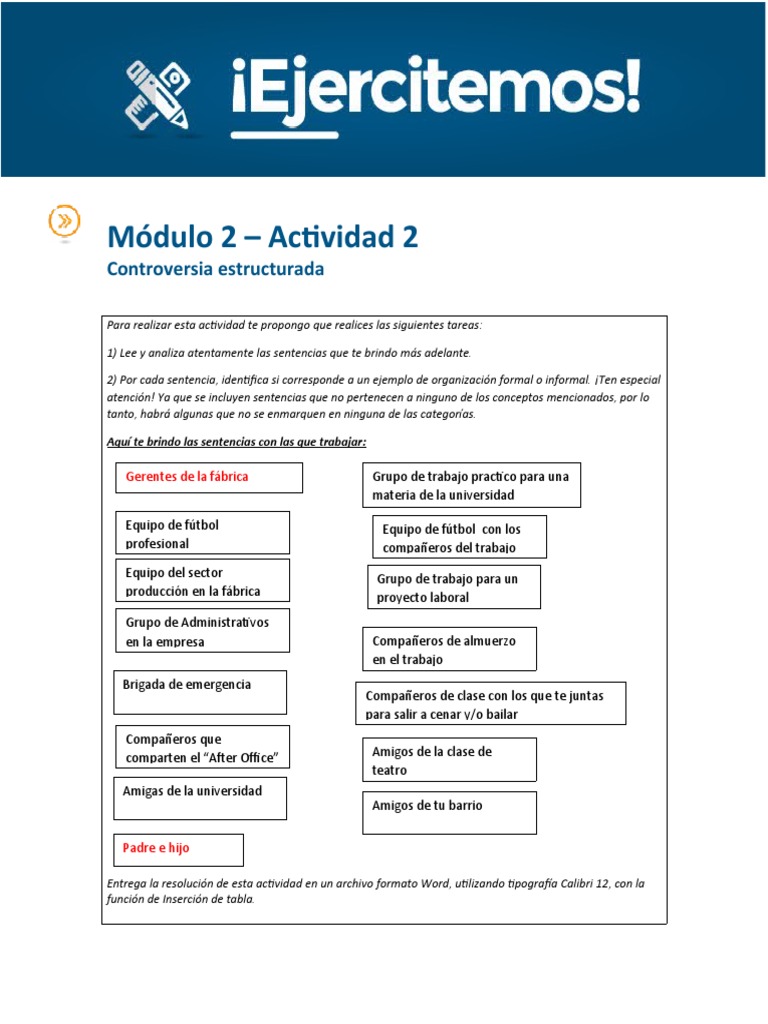 Actividad 2 M2 - Modelo - Respuesta | PDF