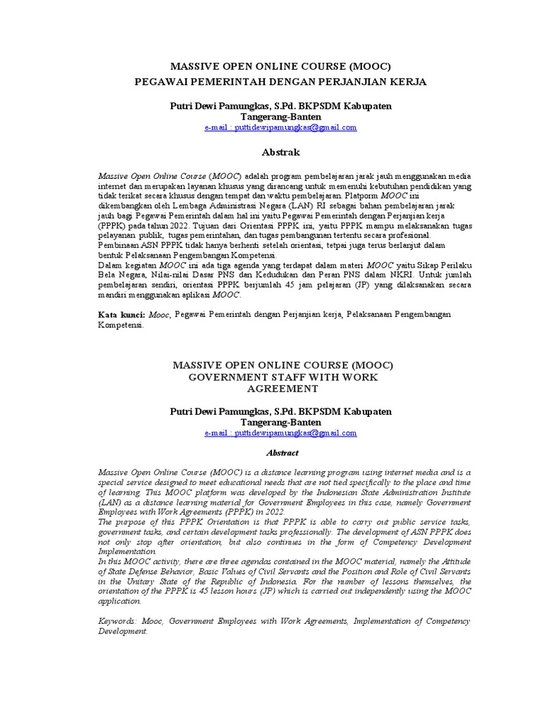 Sumary MOOC Putri Dewi | PDF