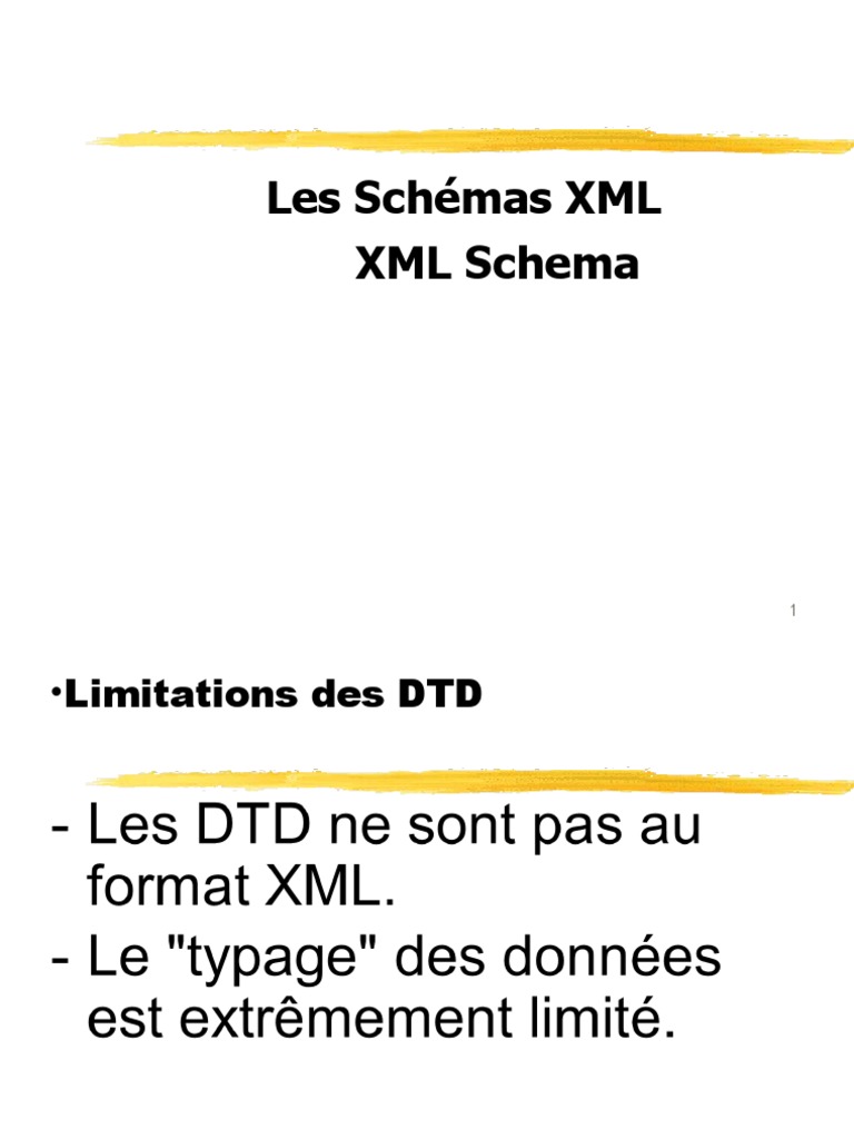 Les Schémas XML XML Schema | PDF | XML | Langage de balisage