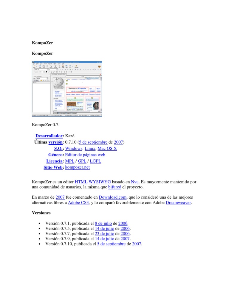 TUTORIAL Kompozer | PDF | HTML | Color