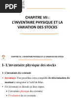 La Régularisation Des Stocks | PDF | Inventaire | Comptabilité