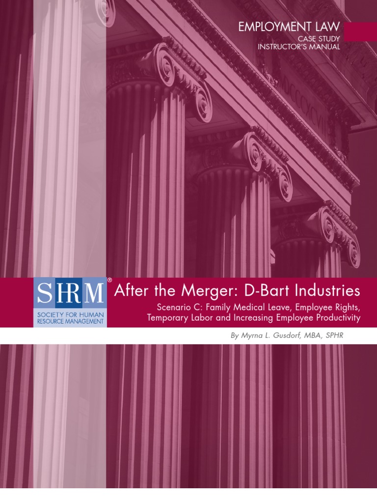 After The Merger - D-Bart Industries - Scenario C - FINAL | PDF ...