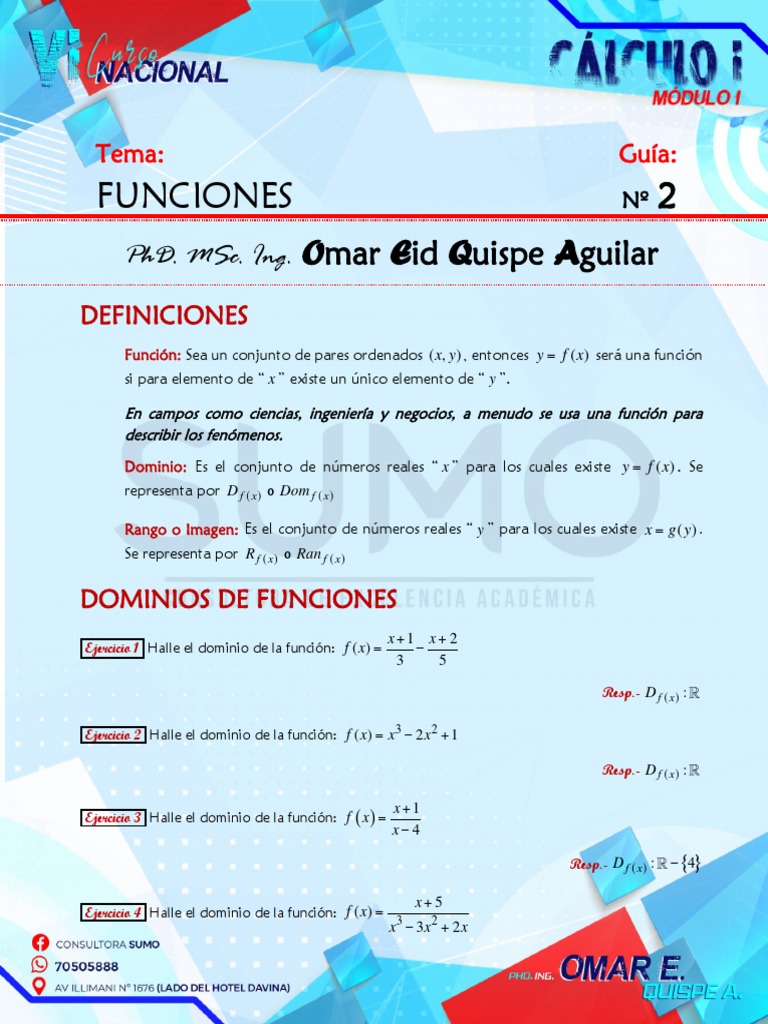 Funciones Parte 2 | PDF | Matemáticas | Análisis matemático