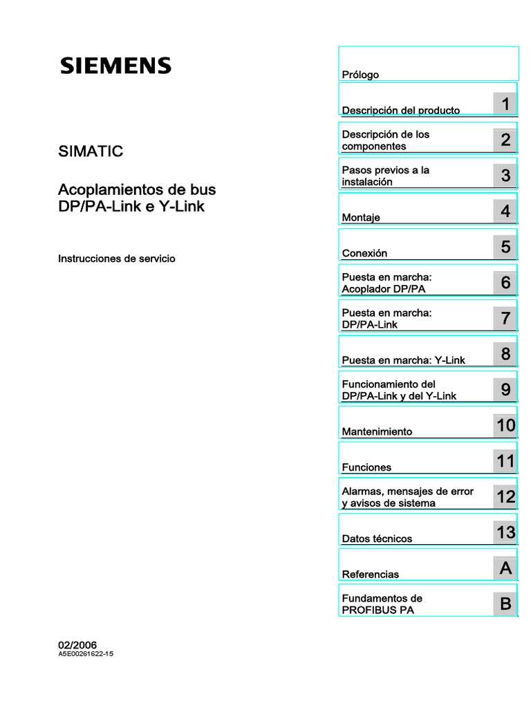 SIMATIC Acoplamientos de Bus DP/PA-Link e Y-Link | Descargar gratis PDF ...
