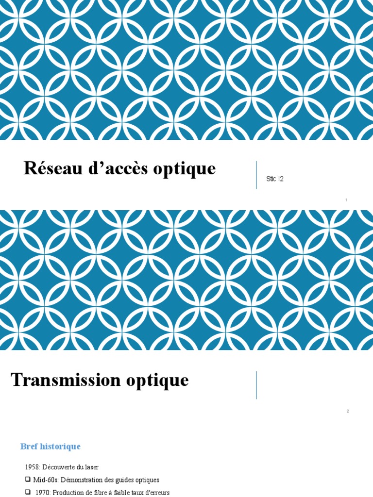 Chapitre 03 Optique | PDF | Fibre optique | Diode laser