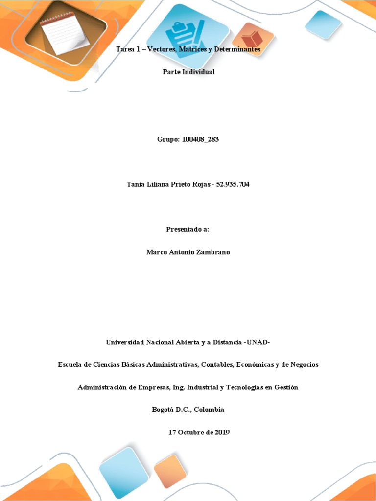 Tania Prieto - Algebra Lineal | PDF | Geometría | Relaciones matematicas