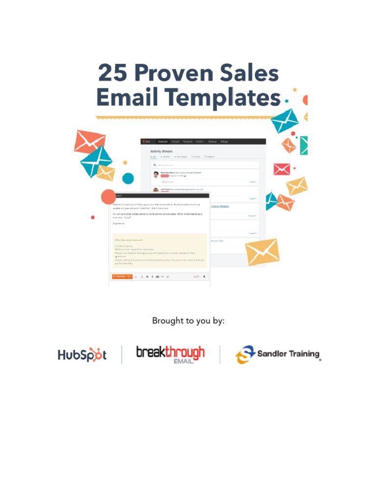 25 Proven Sales Email Templates | PDF | Voicemail | Communication