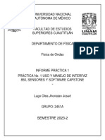 Interfaz Universal PASCO 850: Especificaciones y Usos | PDF | Conector ...