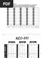 Hojas de Corrección Inventario (NEO-FFI) | PDF | Métodos y materiales de enseñanza