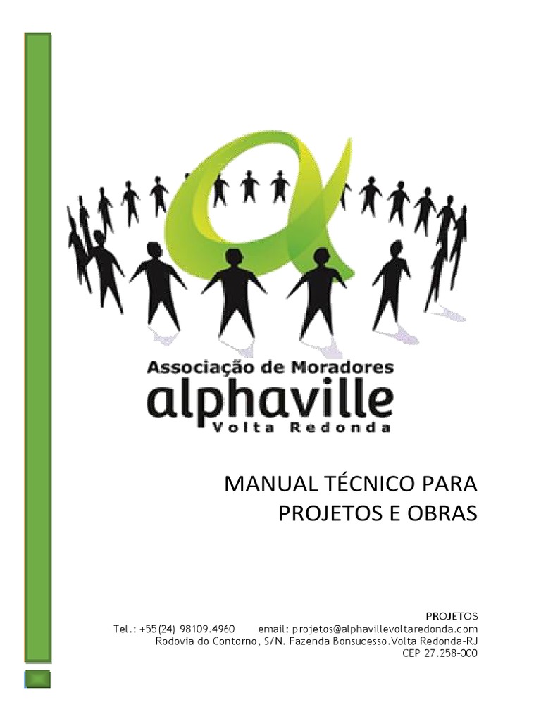 2 - MANUAL TÉCNICO PARA PROJETOS ALPHAVILLE VOLTA REDONDA - Rev.04 | PDF | Desperdício