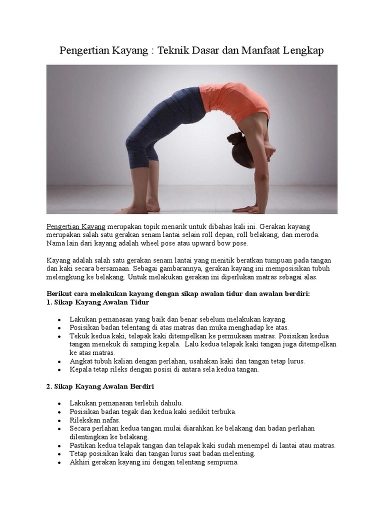 Pengertian Kayang | PDF