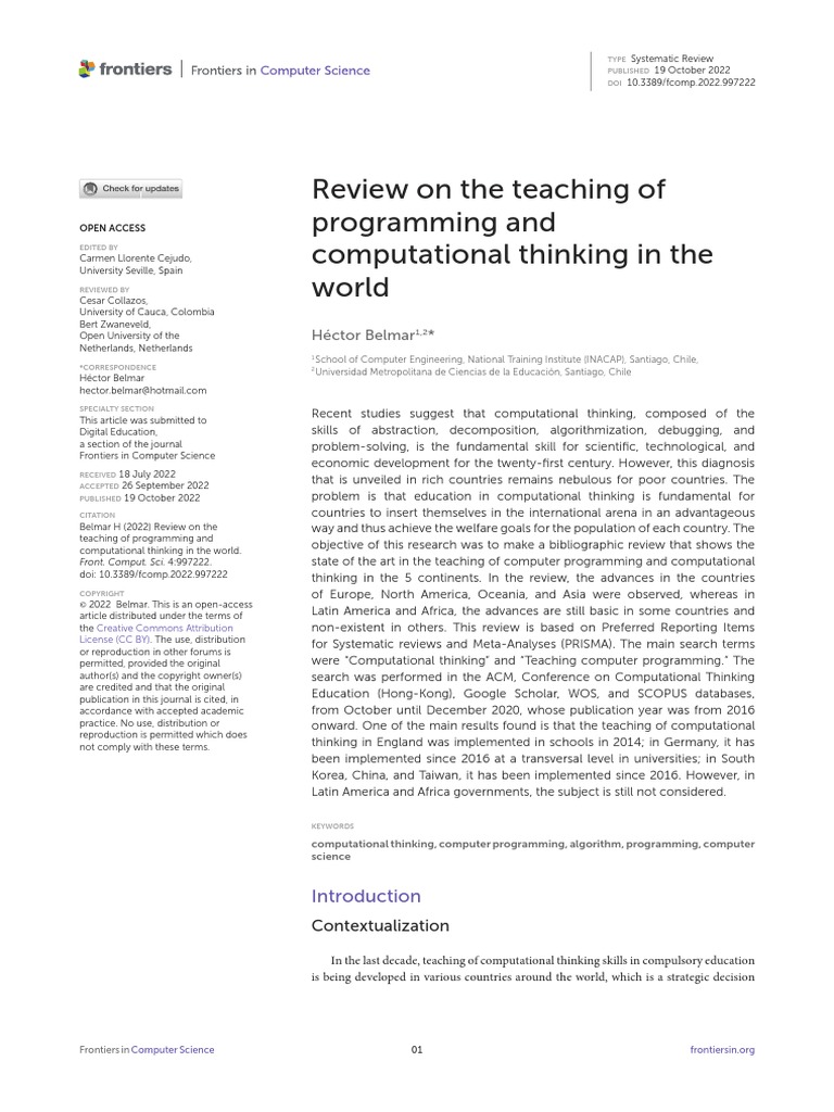 Fcomp 04 997222 | Download Free PDF | Thought | Learning