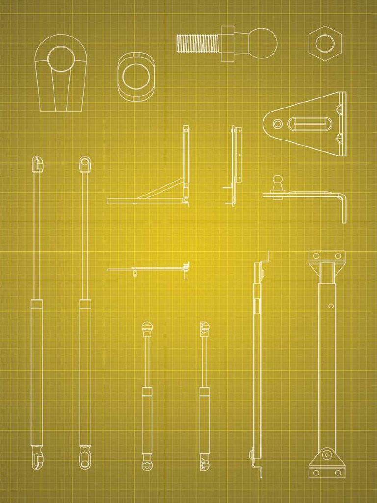 Gas Struts | PDF | Mechanical Engineering | Manufactured Goods