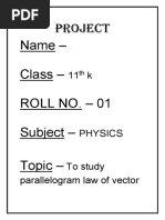 Physics Lab Manual - Class 11 Experiment No. 3 | PDF | Area