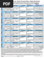 OACP Training Log Template (Word Edit) | PDF | Physical Fitness ...