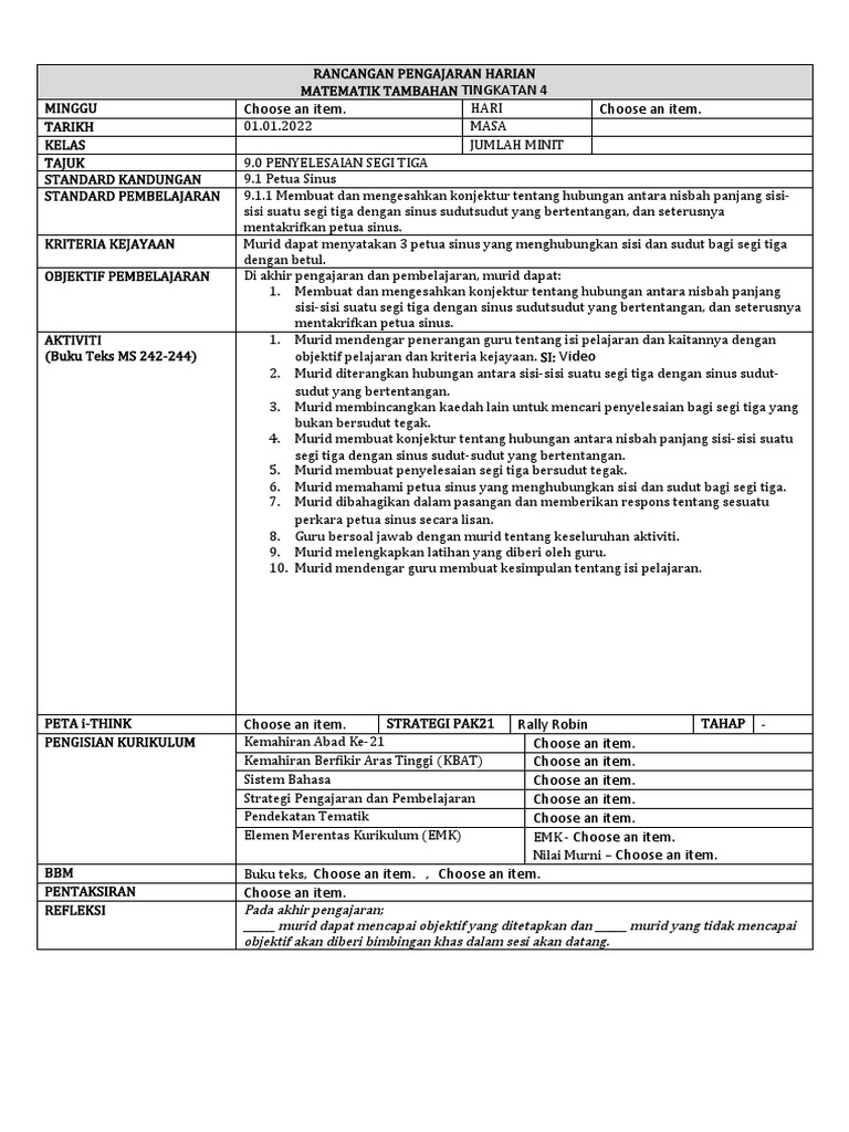 Bab 9 Penyelesaian Segi Tiga | PDF