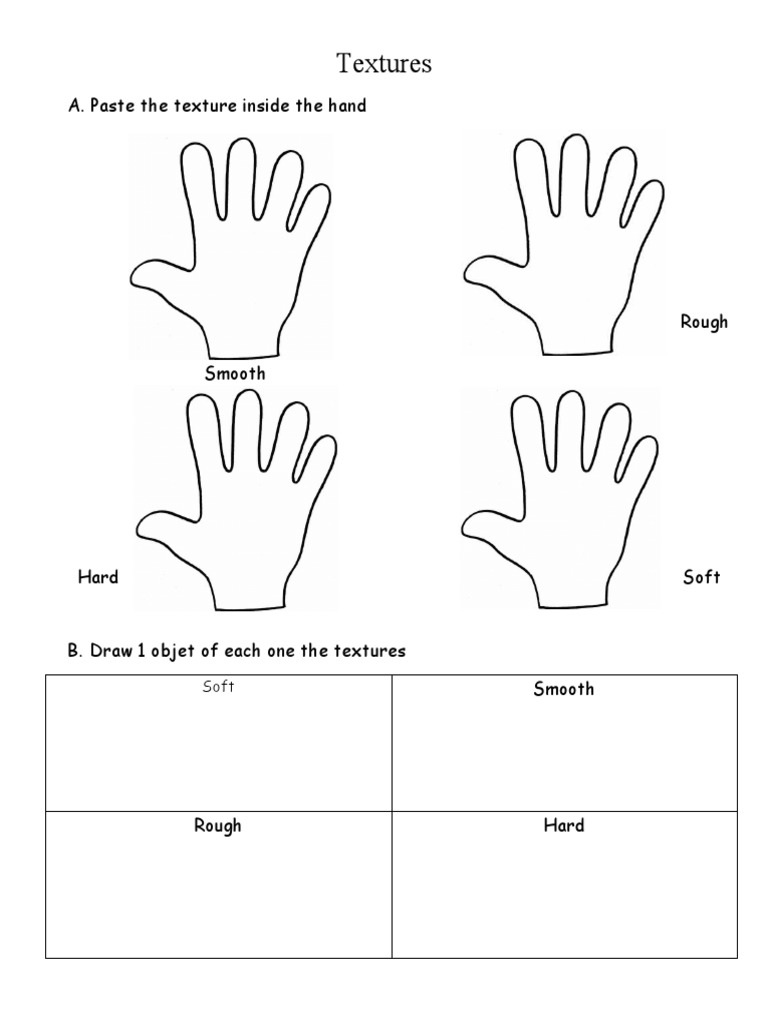 Textures Worksheet | PDF