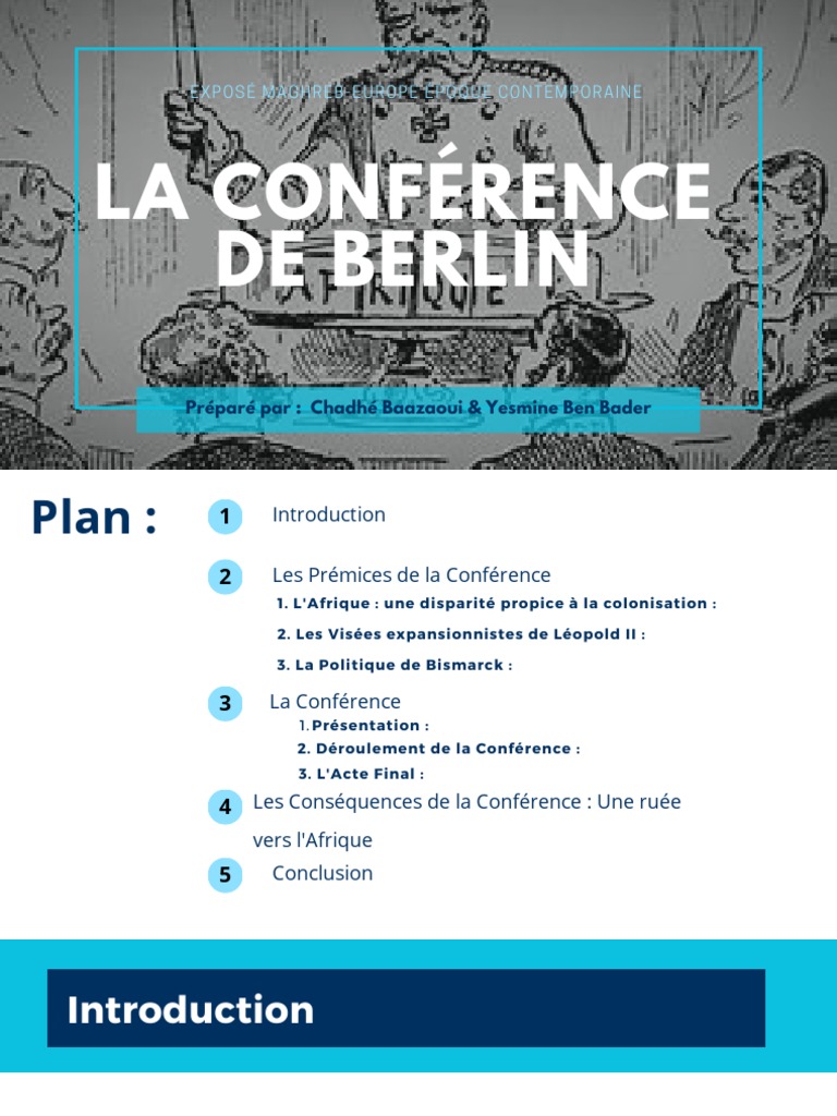 Causes et conséquences de la conférence de Berlin | PDF | Afrique ...