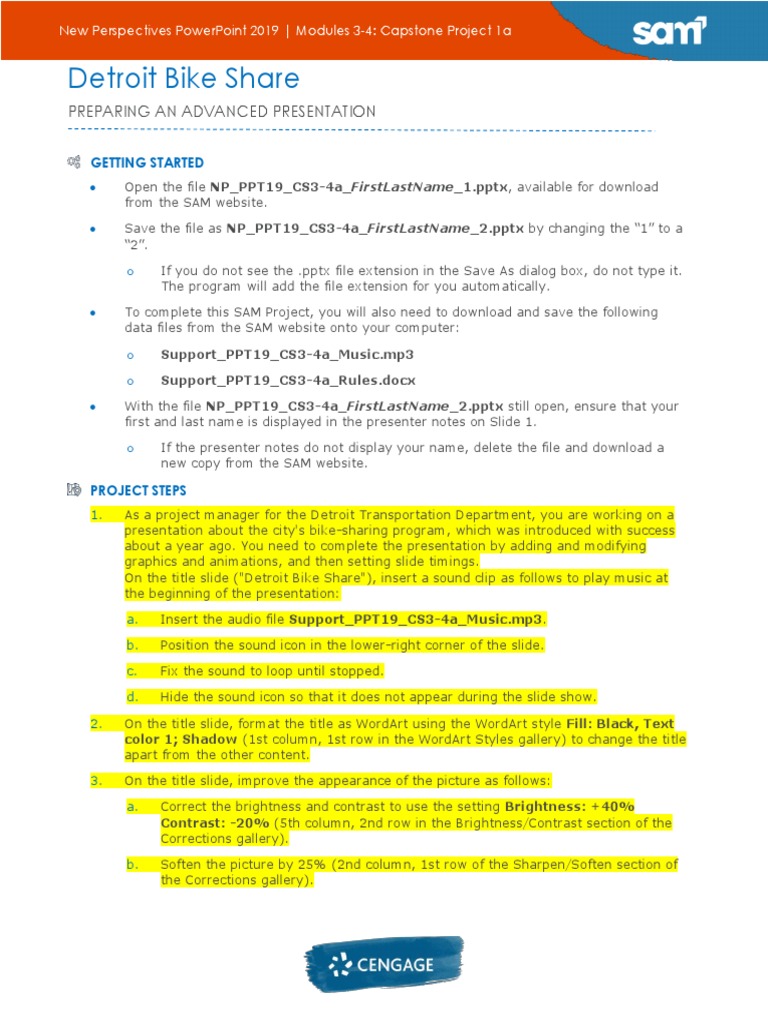 Instructions NP PPT19 CS3-4a | PDF | Microsoft Power Point | Computer File