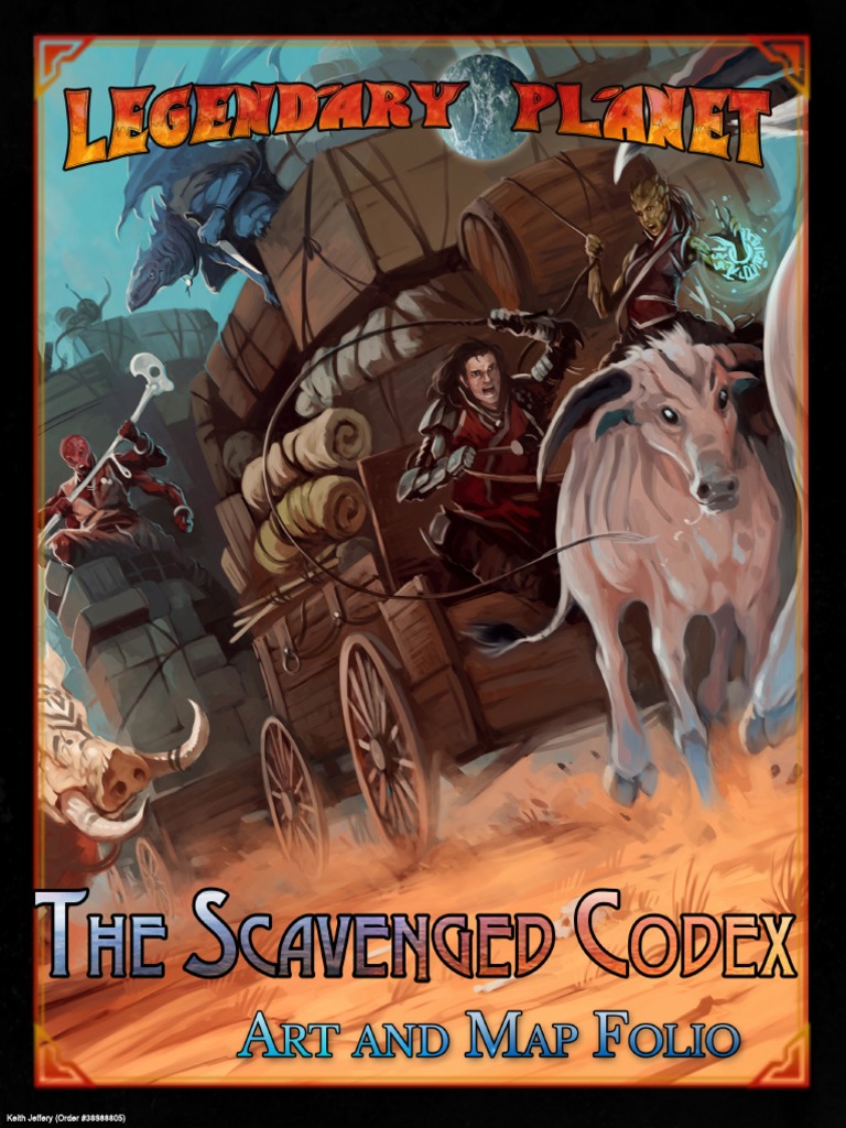 The Scavenged Codex Art and Map Folio | PDF