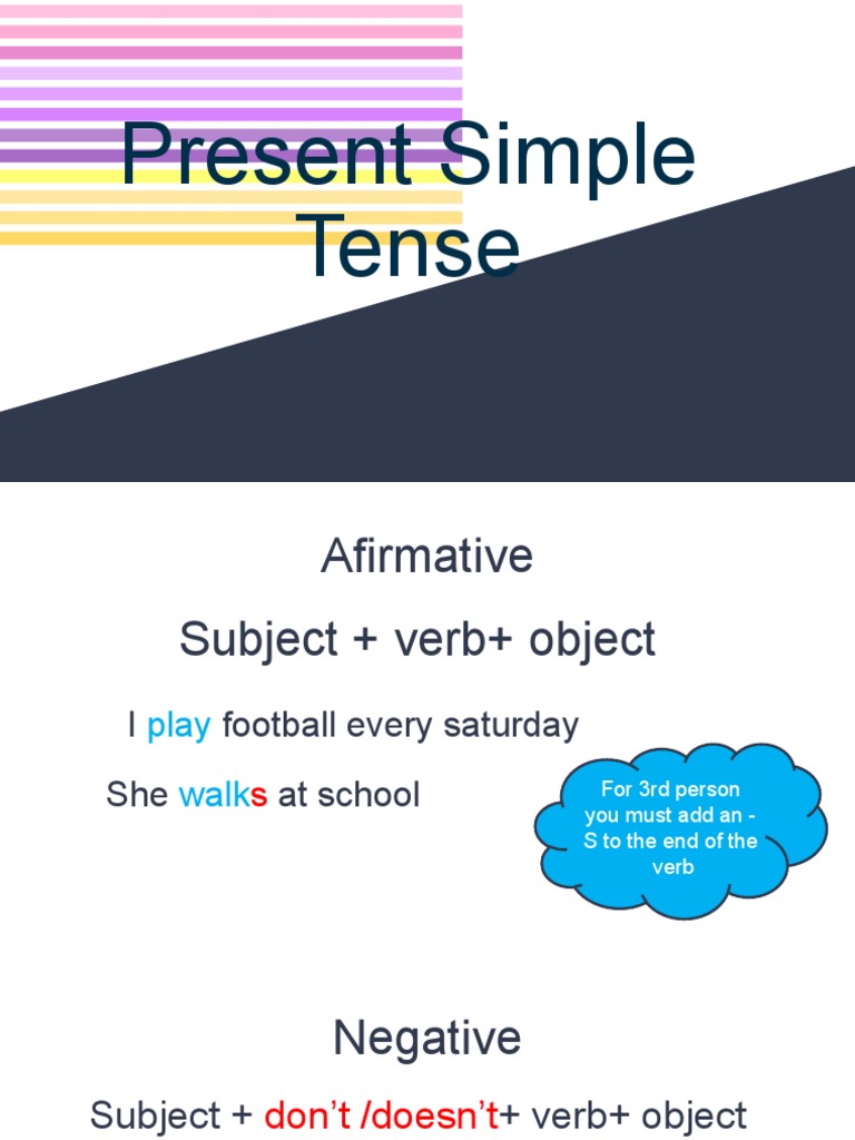 Present Simple Tense | PDF