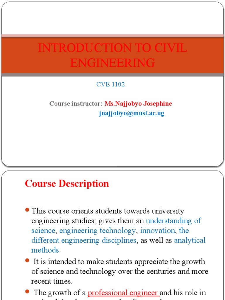 Introduction To Civil Engineering | PDF | Learning | Behavioural Sciences