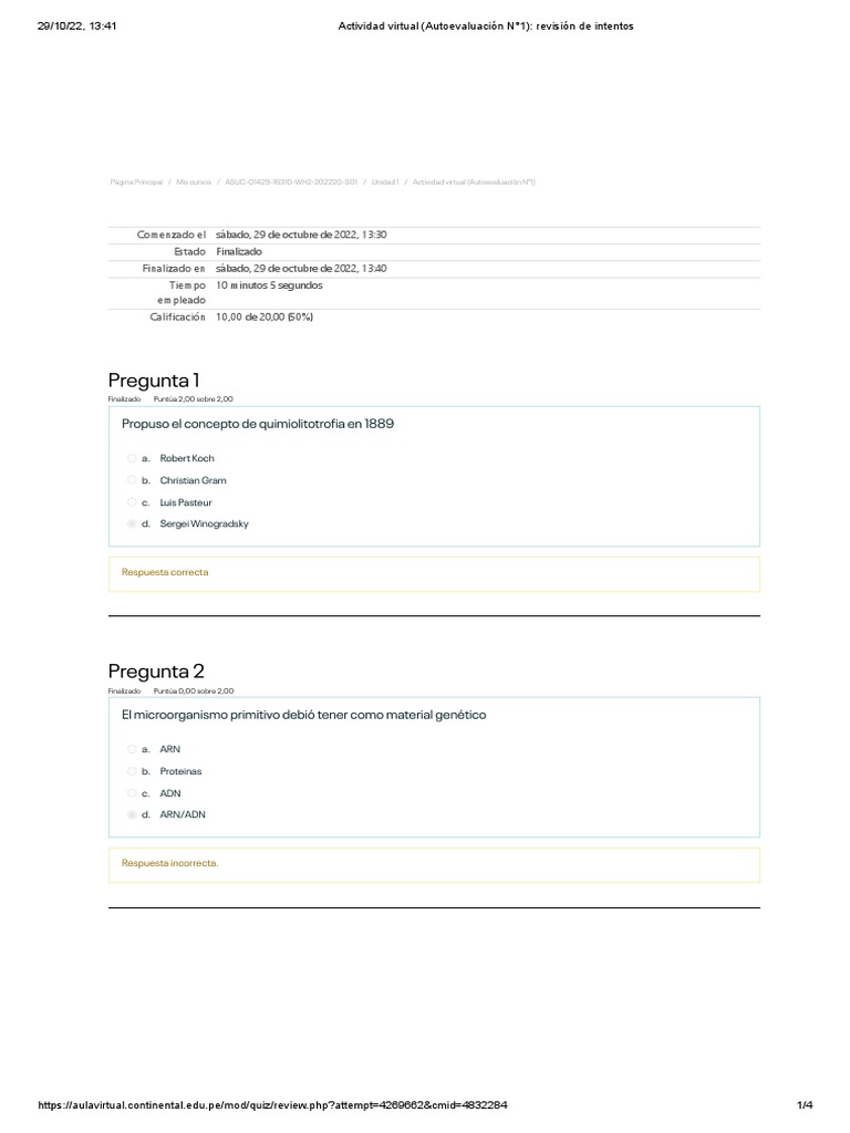 Actividad Virtual 01 | PDF | Las bacterias | Biología Celular)