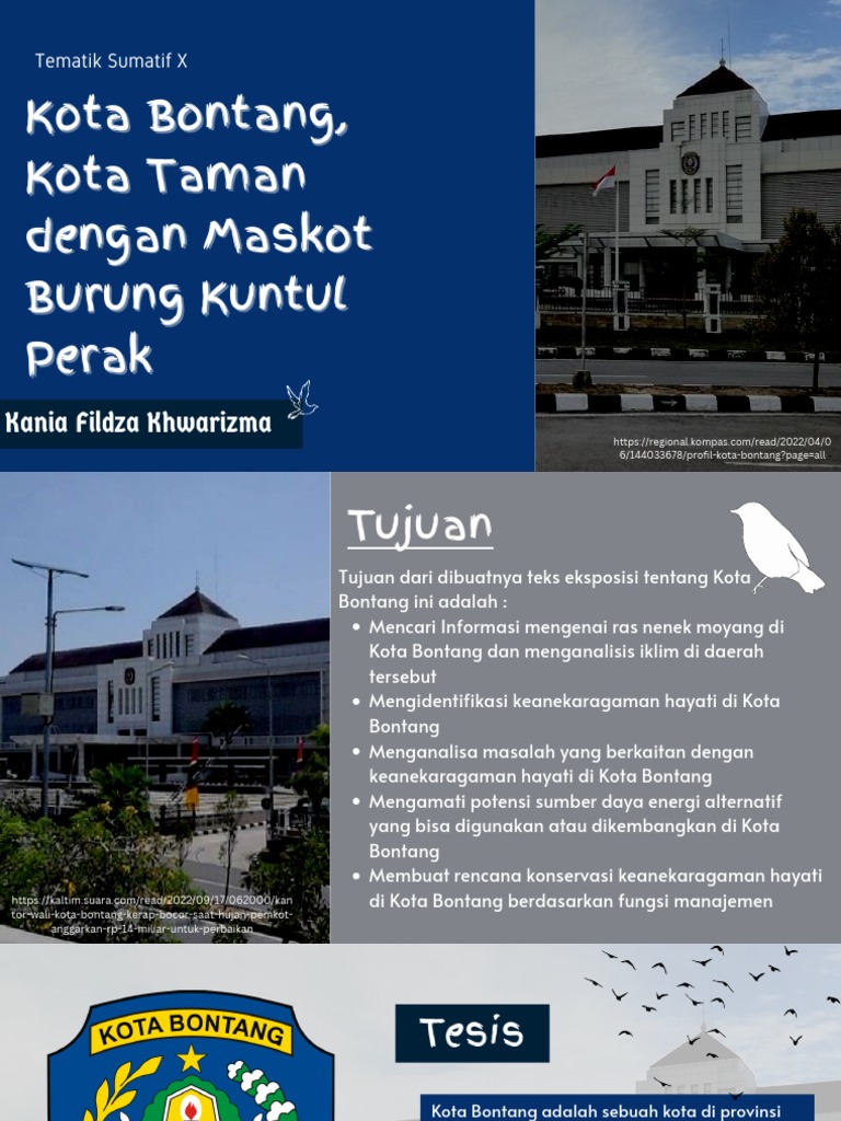 Kota Bontang, Kota Bontang, Kota Taman Kota Taman Dengan Maskot Dengan ...