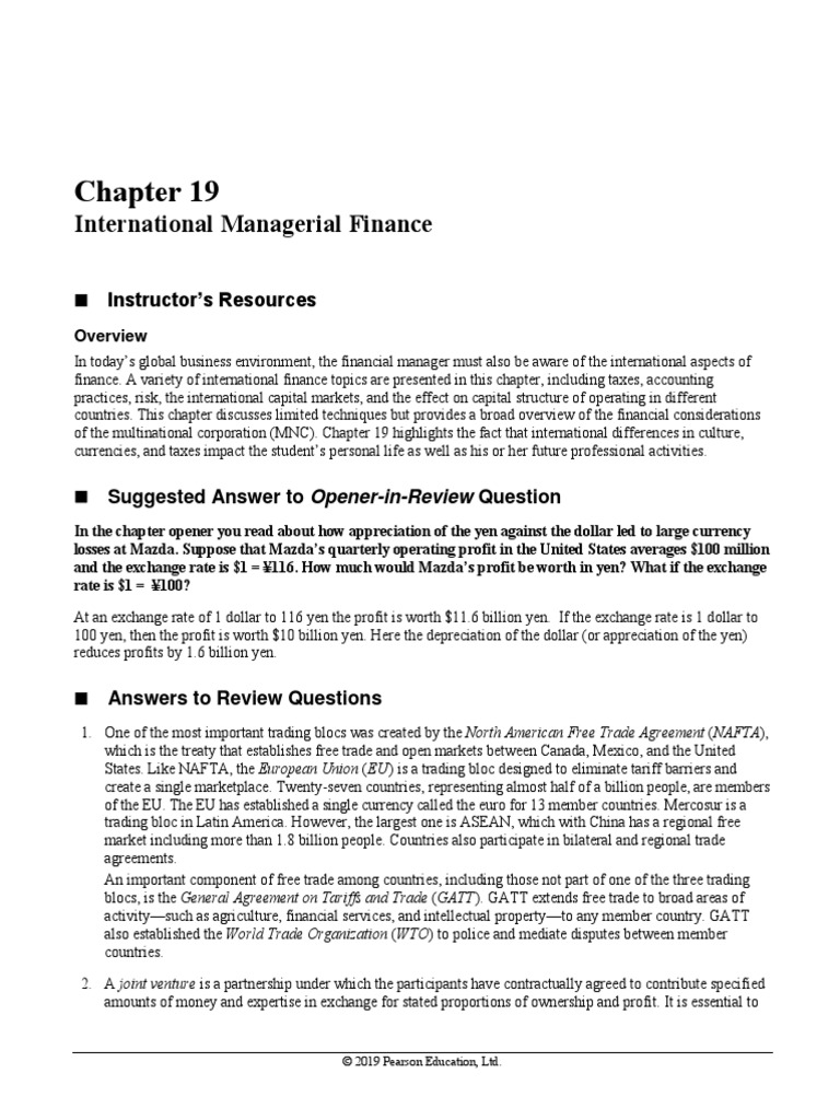 PFM15e IM CH19 | PDF | Bonds (Finance) | Exchange Rate