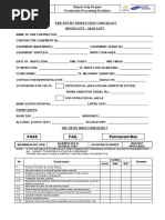 PMS Checklist | PDF | Technology & Engineering