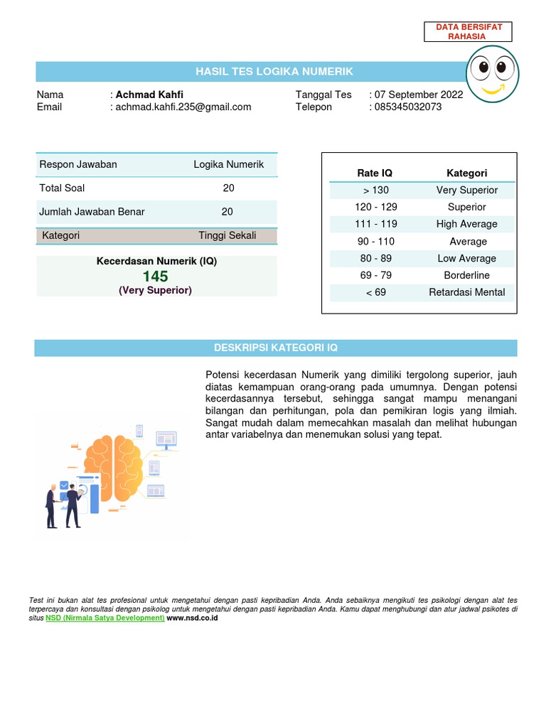 Tes Kemampuan Numerical | PDF