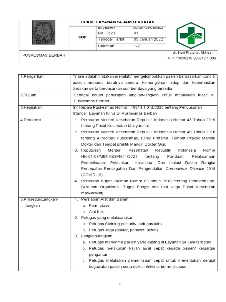TRIAGE PROTOCOL | PDF