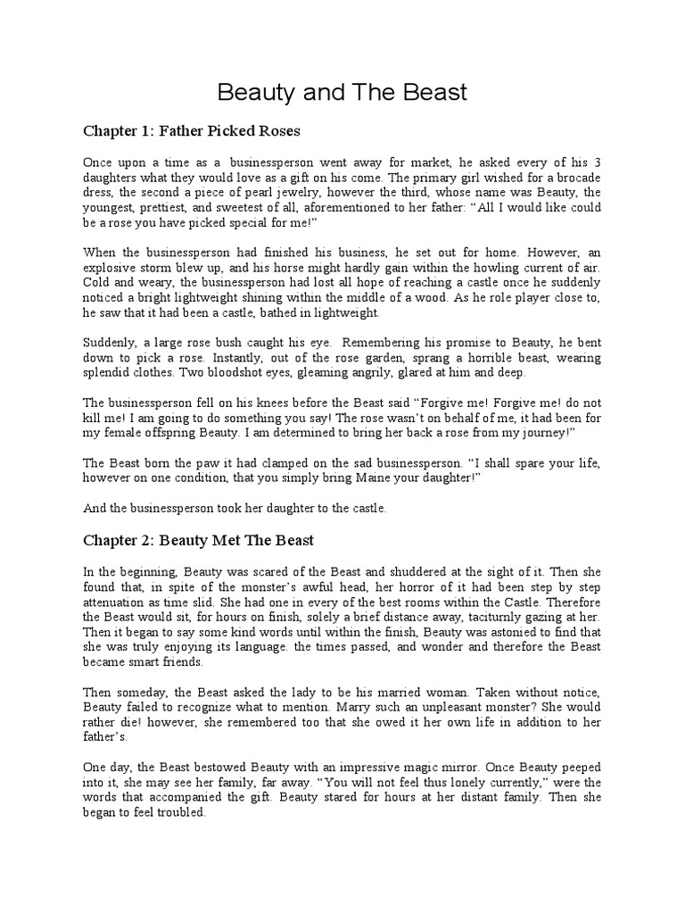 Beauty and The Beast | PDF