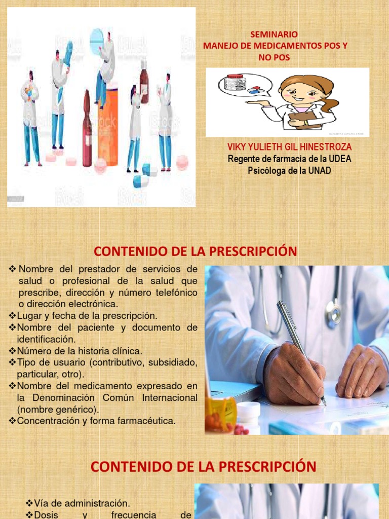 Guía para la gestión de medicamentos no POS | PDF | Prescripción médica ...